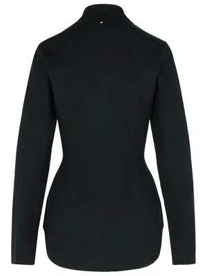 Sportmax Baffo Viscose Knit Shirt - Black