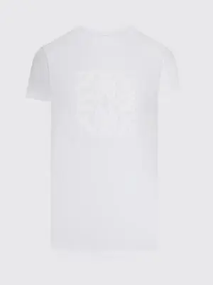 Max Mara Cotton T-shirt With Logo Detail - White