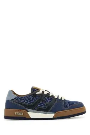Fendi Denim Match Sneakers - Blue