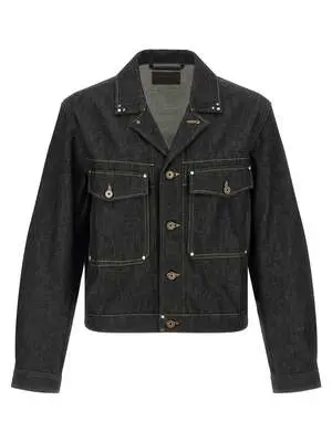 LEMAIRE Trucker Heavy Denim Jacket - Black