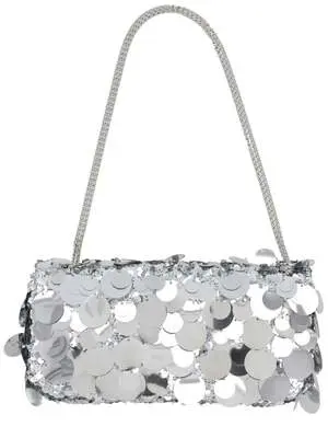 Rabanne PACO RABANNE Sparkle Baguette Bag Silver