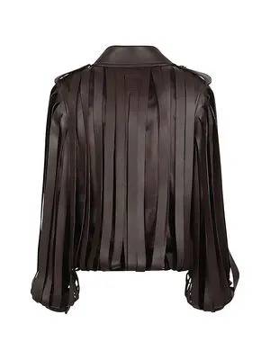 Loewe Leather Belted Jacket