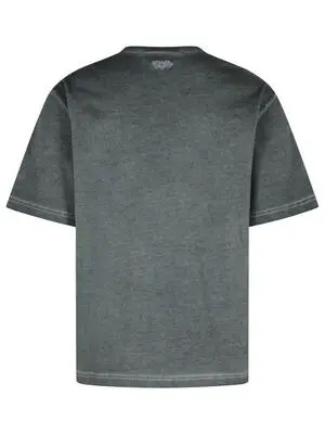 Séfr Mauro' Grey Cotton T-shirt - Black