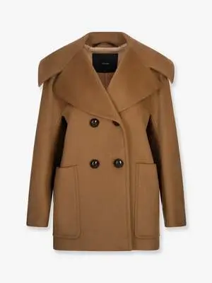 Max Mara Mario Double Breasted Cashmere Coat - Multicolor