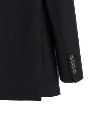 BLAZÉ MILANO Alcanara Everynight" Double-breasted Blazer - Black