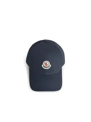 Moncler Cotton Baseball Cap - Blue