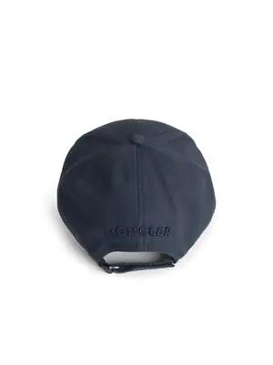 Moncler Cotton Baseball Cap - Blue