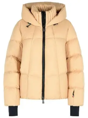 Moncler Beige Polyamide Ski Jacket - Cream