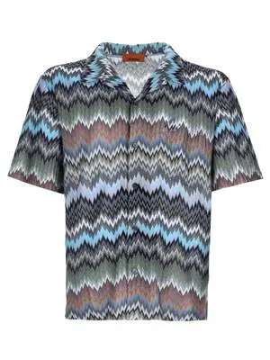 Missoni Viscose Short-sleeve Shirt - Multicolor