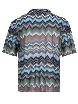 Missoni Viscose Short-sleeve Shirt - Multicolor