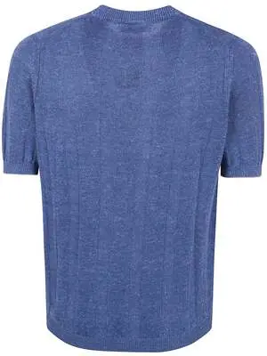 Brunello Cucinelli Short Sleeve Fine Knit Sweater