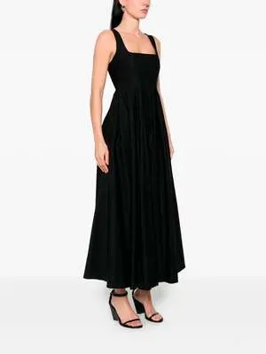 Sportmax Cotton Square Neck Dress - Multicolor