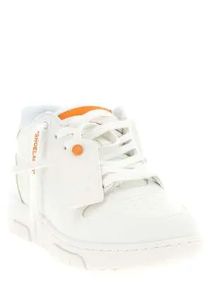 Off-White Out Of Office Molded" Technical Fabric Sneakers - Orange