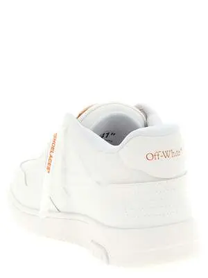Off-White Out Of Office Molded" Technical Fabric Sneakers - Orange