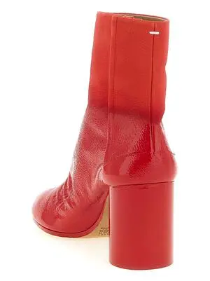MAISON MARGIELA Tabi Ankle Boots With Cylindrical Heel