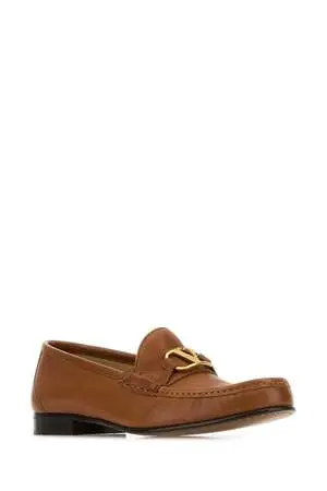 Valentino Garavani Leather Vlogo Loafers