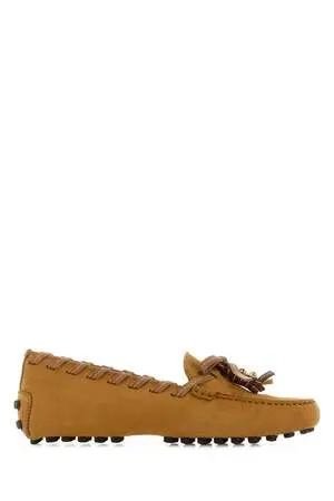 TOD'S Suede Loafers - Brown