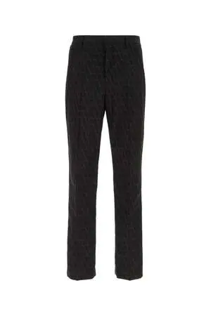Valentino Garavani Logo Print Trousers - Multicolor