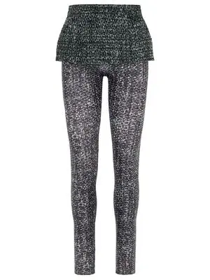 DIESEL® Two-tone Polyester Blend Leggings