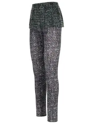 DIESEL® Two-tone Polyester Blend Leggings