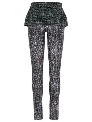 DIESEL® Two-tone Polyester Blend Leggings