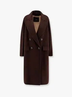 Max Mara Angus Cashmere And Alpaca Coat - Multicolor