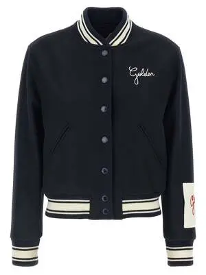 GOLDEN GOOSE Dirce Virgin Wool Blend Bomber Jacket