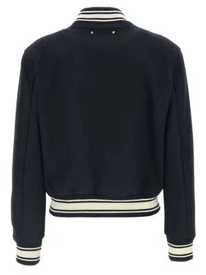 GOLDEN GOOSE Dirce Virgin Wool Blend Bomber Jacket