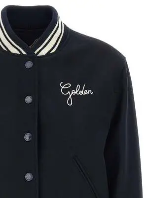 GOLDEN GOOSE Dirce Virgin Wool Blend Bomber Jacket