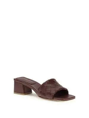 Bottega Veneta Parco Mules With Intrecciato Detail - Multicolor