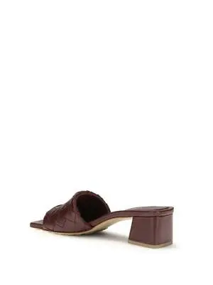 Bottega Veneta Parco Mules With Intrecciato Detail - Multicolor
