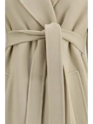 Max Mara Elisa Coat In Pure Virgin Wool