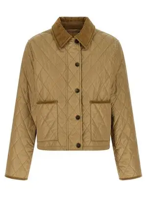 Burberry Quilted Jacket - Cream
