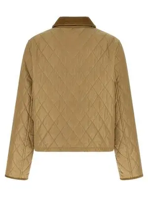 Burberry Quilted Jacket - Cream