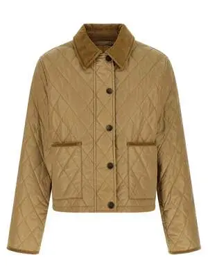 Burberry Quilted Jacket - Cream