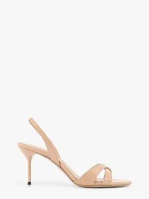 Paris Texas Lidia Patent Leather Slingback Sandals - Multicolor