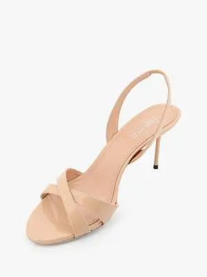 Paris Texas Lidia Patent Leather Slingback Sandals - Multicolor