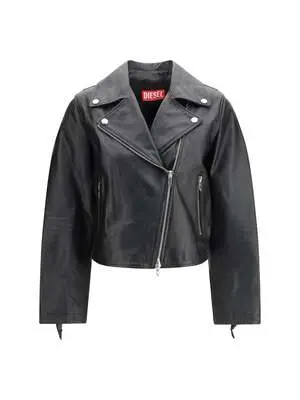 DIESEL® L-unatic Leather Biker Jacket
