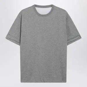 Prada Reversible /grey Cotton T-shirt - White