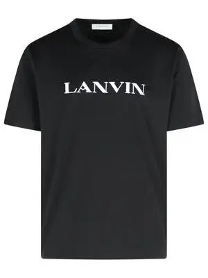 LANVIN Cotton T-shirt - Black