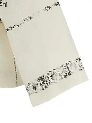 Alberta Ferretti Printed Linen Shirt