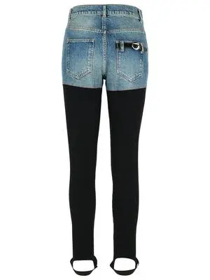 Coperni Two-tone Organic Cotton Pants - Black