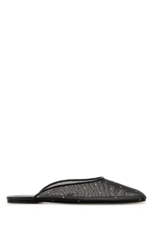 Magda Butrym Mesh Slippers - Black