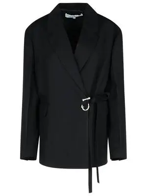 JW ANDERSON J.W. Anderson "T" Viscose Blazer With Bow Closure