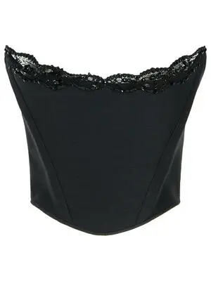 Dsquared2 Paris Virgin Wool Blend Corset - Black