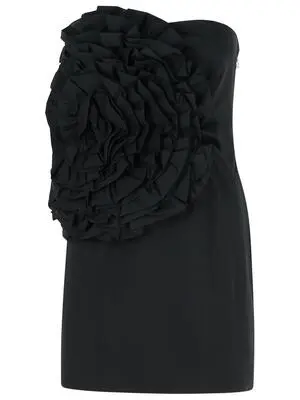ROTATE BY BIRGER CHRISTENSEN Cotton Dress With Decorative Ornament