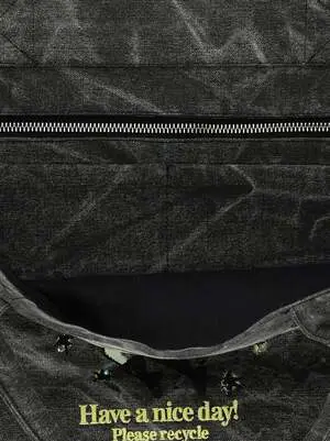 GANNI Medium "fairy" Shopping Bag - Black