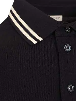 Moncler Piqué Polo Shirt - Black