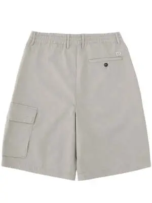 C.P. COMPANY Cargo Shorts With Logo Patch - Gray