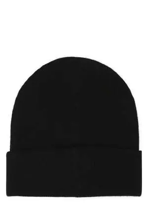 Alexander McQueen Cashmere Beanie Hat - Black